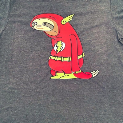 Flash Sloth SVG Lightning Fast Sloth Clipart Funny Sloth - Etsy