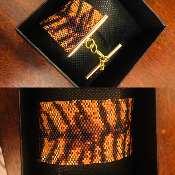 Forest Beads Pattern Peyote Tapestry Patterns Woven Loom, Beaded ...