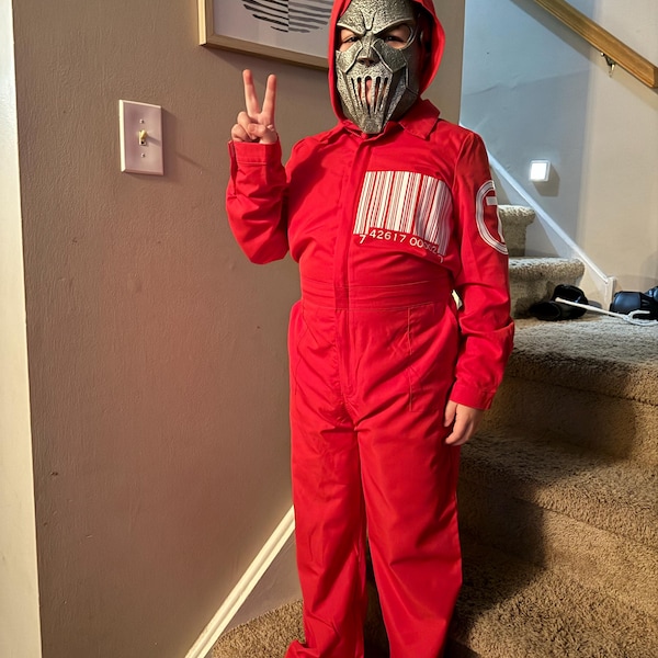 Slipknot Jumpsuit VINYL Iron on Patches FOR Slipknot Halloween Costume ...