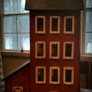 Primitive Wooden Saltbox House-pattern - Etsy