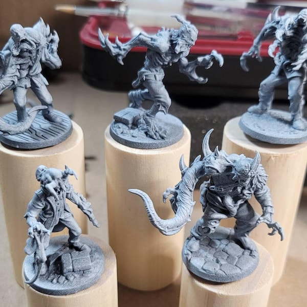 Eldritch Horror Minis Set | Twisted Mutation Monster Miniatures ...