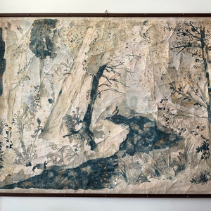 Big Tree Botanical Chart Wall Hanging Canvas Print Raw Wood - Etsy