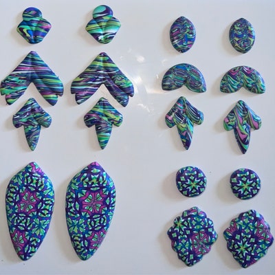 Tiny Textured Tiles, Surface Texture Ideas, A Polymer Clay PDF Tutorial, Inchie Tiles - Etsy