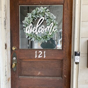 Rustic Welcome Round Reclaimed Wood Sign /welcome Decor | Etsy