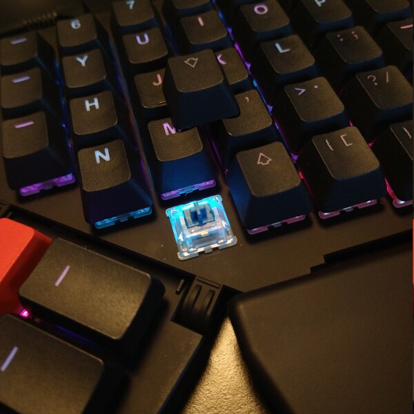 Cherry MX Blue RGB Clicky Switch for Mechanical Keyboard Lot 3 Pin 60g ...