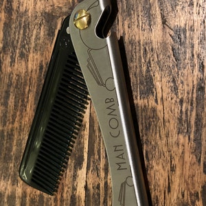 Personalised 'carbon' Man Comb - Etsy