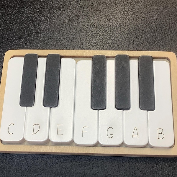 Wooden Piano Puzzle for Elementary Music Center, Music Classroom, Piano ...