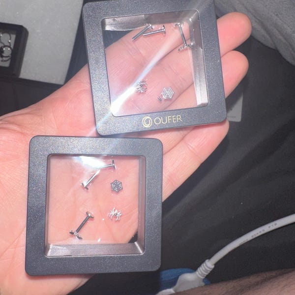 14K Gold Black Nose Ring Set 20g/2mm Nose Stud/cz Gemstone Nose Stud ...