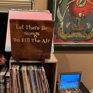 Vinyl Record Album Display Storage Rack low Front - Etsy