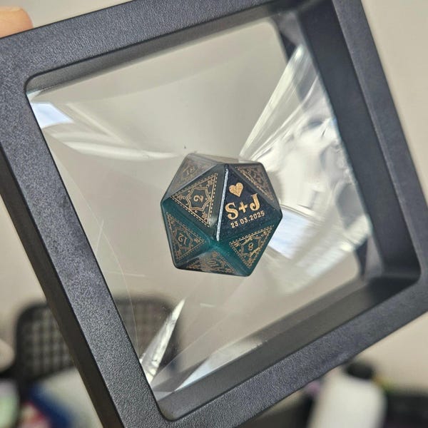 Custom D20 - Custom Dnd Dice Set, Custom Dice, Personalised Dnd Gifts ...