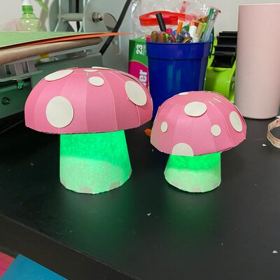 Mushroom Gift Box 3D SVG File for Paper Mushroom Party Favor - Etsy