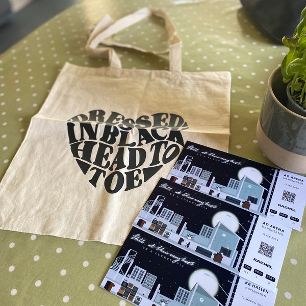 Personalised Souvenir Concert Ticket | Event Ticket | Festival Ticket ...