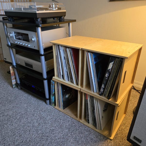 Best DJ Record Storage Cube a Proper Vinyl Record Crate Stack-able ...