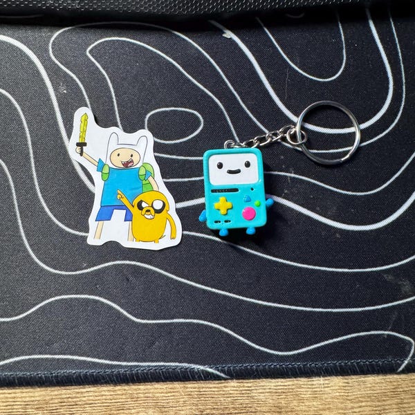 Adventure Time Inspired BMO Keychain - Etsy
