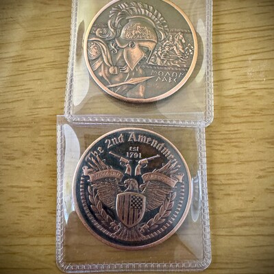 American Eagle Challenge Coin Strength Freedom Pride Antique Patina EDC ...