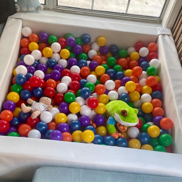 White Ball Pit, Soft Play Equipment, Baby Ball Pool, Activity Toy ...