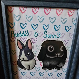 Flemish Giant Rabbit Silhouette Sticker, Vinyl Bunny Decal, Glossy ...