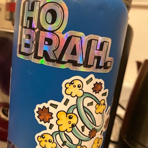 Holographic Ho Brah Hawaii Vinyl Sticker - Etsy