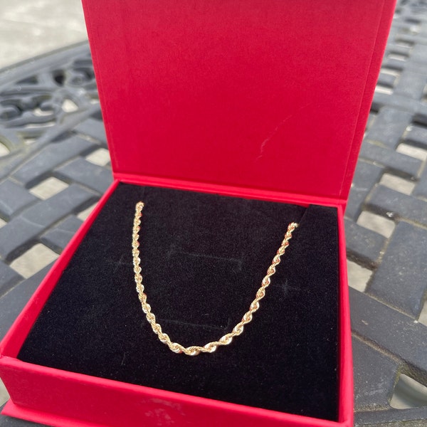 14k White Gold Fancy Paperclip Chain Necklace Italian Paperclips Chain ...