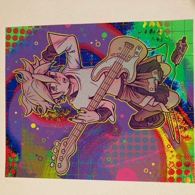 Kasane Teto Punk Print 7x10.5 - Etsy