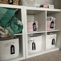 Organization Tags for Baskets, Organization Labels, Basket Tags, Pantry ...