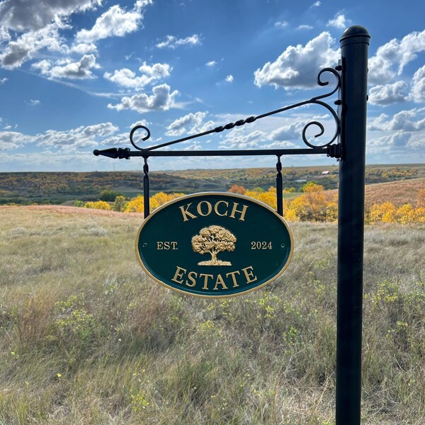 Cottage Sign, Address Plaque, Cast Metal Address Sign, House Sign, Door ...