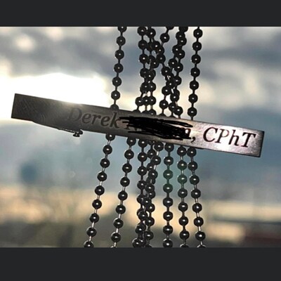 Personalised Tie Clip Pin Engraved Any Text Wedding Gift for Best Man ...