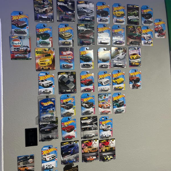 Hot Wheel Wall Mounts 50 Pack - Etsy