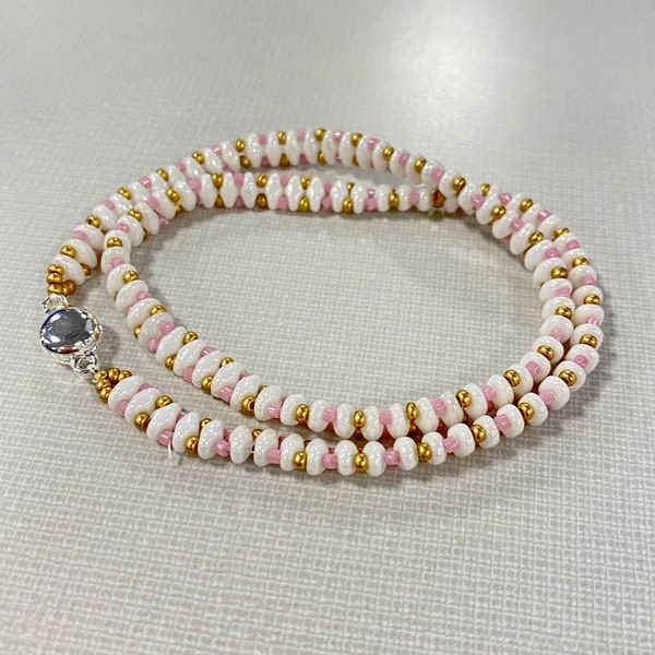 Superduo Chain Wrap or Segment Wrap, Easy Tutorial by Carole Ohl - Etsy UK