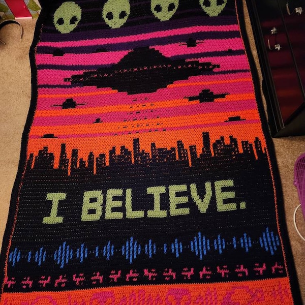 Sos Alien Invasion! Mosaic Crochet Pattern Collection - Etsy