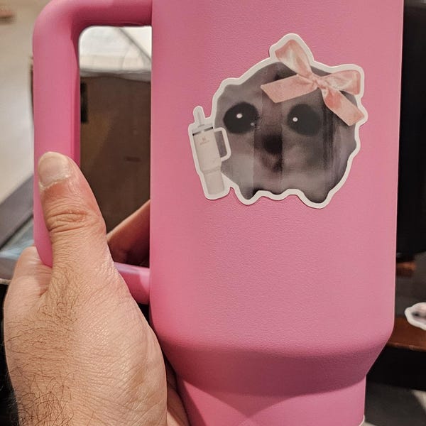 Meme Stickers, Meme Sticker, Animal Meme Sticker, Cat Meme Dog Meme ...
