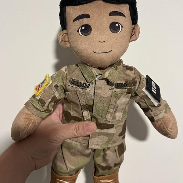 Recordable Military Deployment Doll, Personalized Military Doll ...