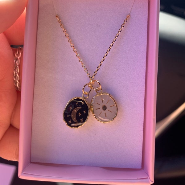 Celestial Necklace, Astrology Necklace, Dainty Gemstone, Gold Star ...