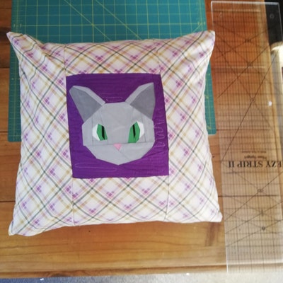 SIAMESE KITTEN Paper Pieced Block Pattern in PDF - Etsy