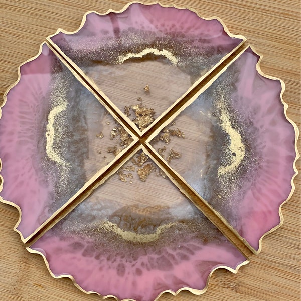 Large Irregular Wave Coaster Mold Silicone Mold Round Coffee Cup Mat ...