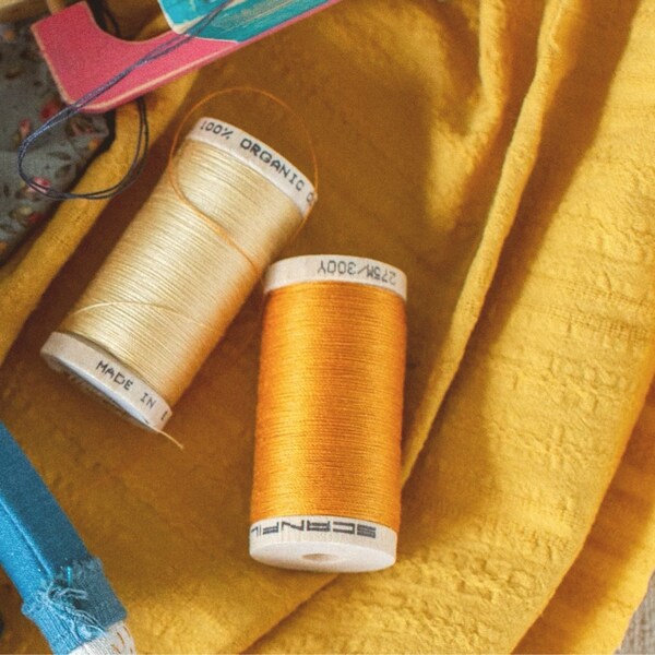 Scanfil Organic Cotton Sewing Thread - Etsy