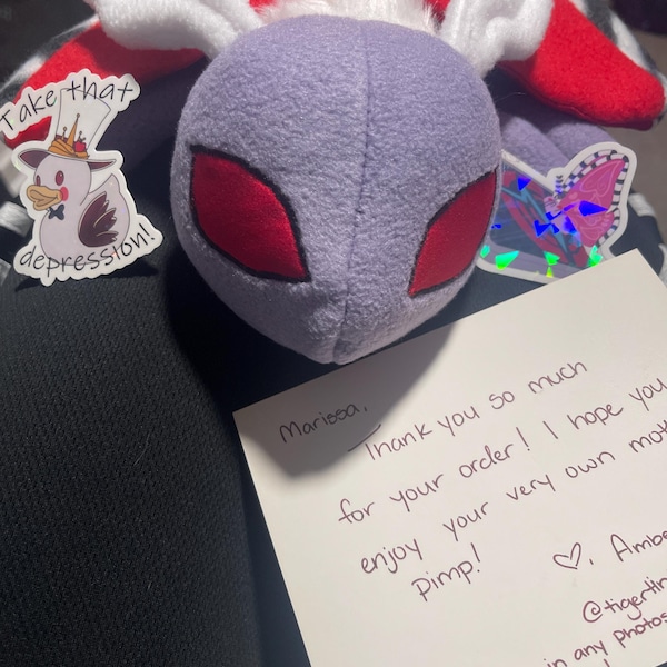 Moth Pimp Plushie - Etsy