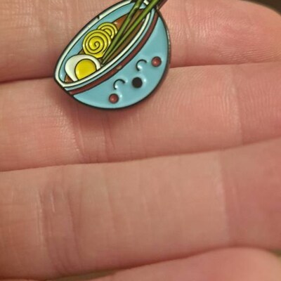 Ramen Enamel Pin Super Cute Ramen Noodle Pin Kawaii Food Lapel - Etsy