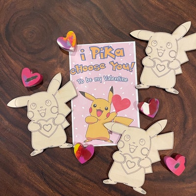 Pikachu Valentine SVG, Pikachu Heart SVG, Holding Heart SVG, Love, Svg ...