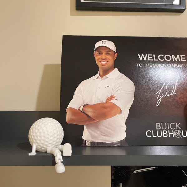 Golf Desk Decor - Golf Ball Buddy - Fun Golf Gift - 3D Printed - Etsy