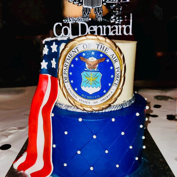 Air Force Insignia Custom Military Cake Topper - Etsy