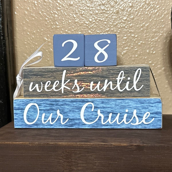 Cruise Vacation Countdown, Days Until, or Optional (weeks Until), Our ...