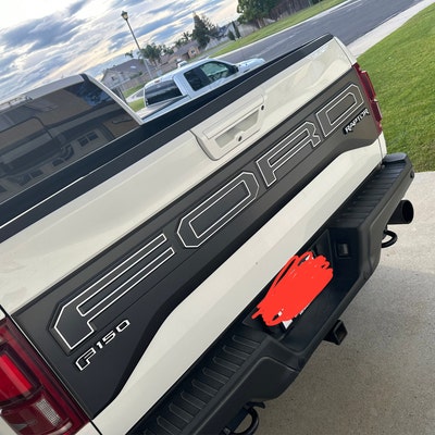 2017-2020 Ford Raptor Tailgate Letter Outlines Vinyl Decals - Etsy