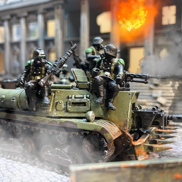 Grimguard SF-31J Artillery Truck 32mm (stationforge) Grimdark Resin 3D ...
