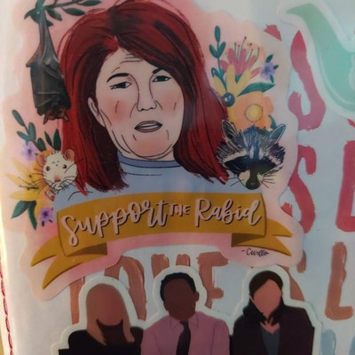 The Office Vinyl Sticker Meredith Palmer Sticker Fun Run - Etsy