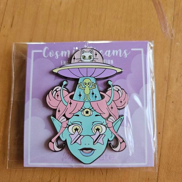 I Believe Enamel Pin, Kawaii Anime Girl Lapel Pin, Cute Trippy Hat Pin ...