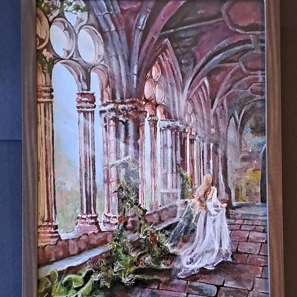 Alice Falling Down the Rabbit Hole Painting - Etsy