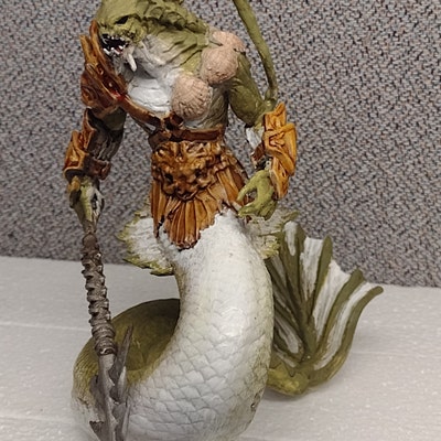 Merrow Merman Triton V1 Premium 3D Printed Fantasy Tabletop Miniatures ...
