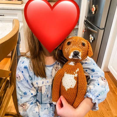 Custom Stuffed Dog, Custom Dog Plush, Custom Crochet Dog, Dog Replica ...