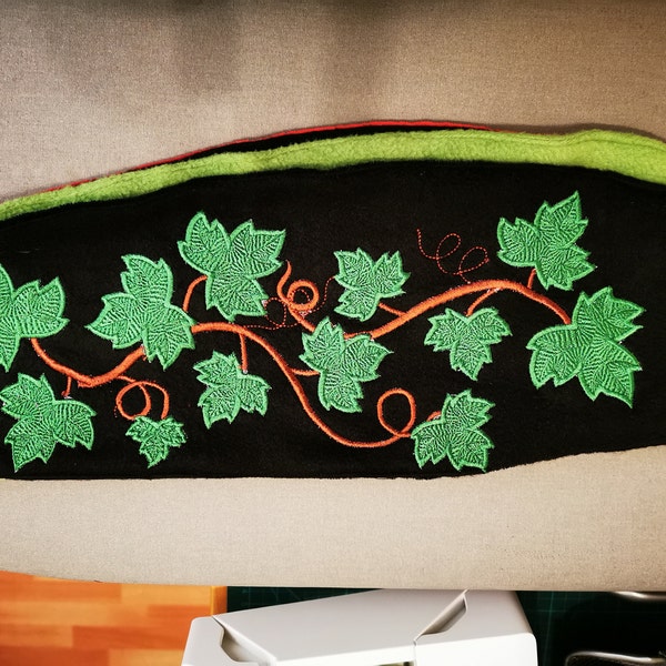 Grape Leaves SET Applique and Fill Stitch Machine Embroidery Designs ...